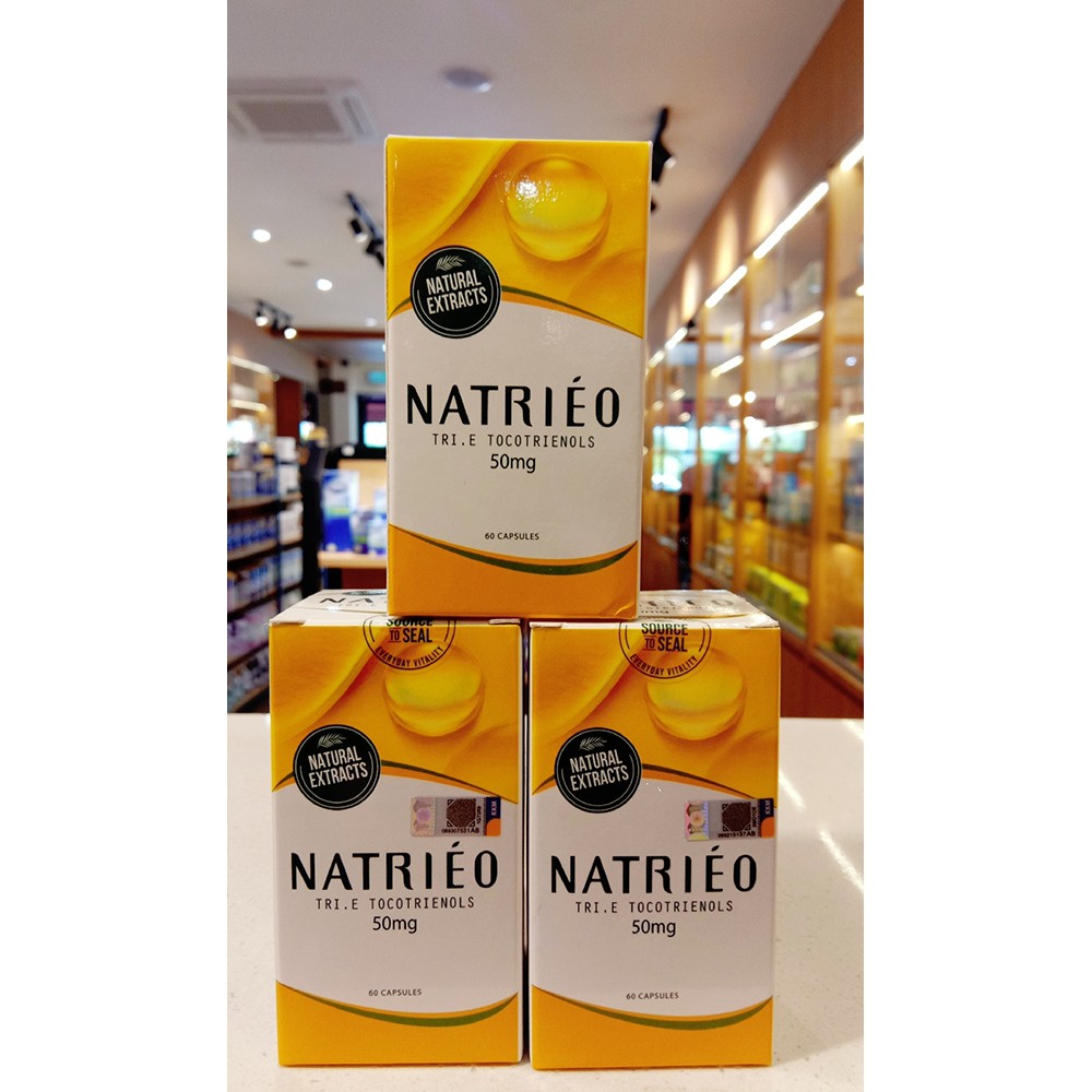 NATRIEO TRI E TOCOTRIENOLS 50MG 60 CAPSULES EXP 01/2028 | Shopee Malaysia