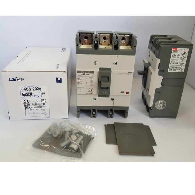 LS MCCB 150-250A 150A 175A 200A 225A 250A 37KA 50KA 3POLE ABS203C ABH203C METASOL | Shopee Malaysia