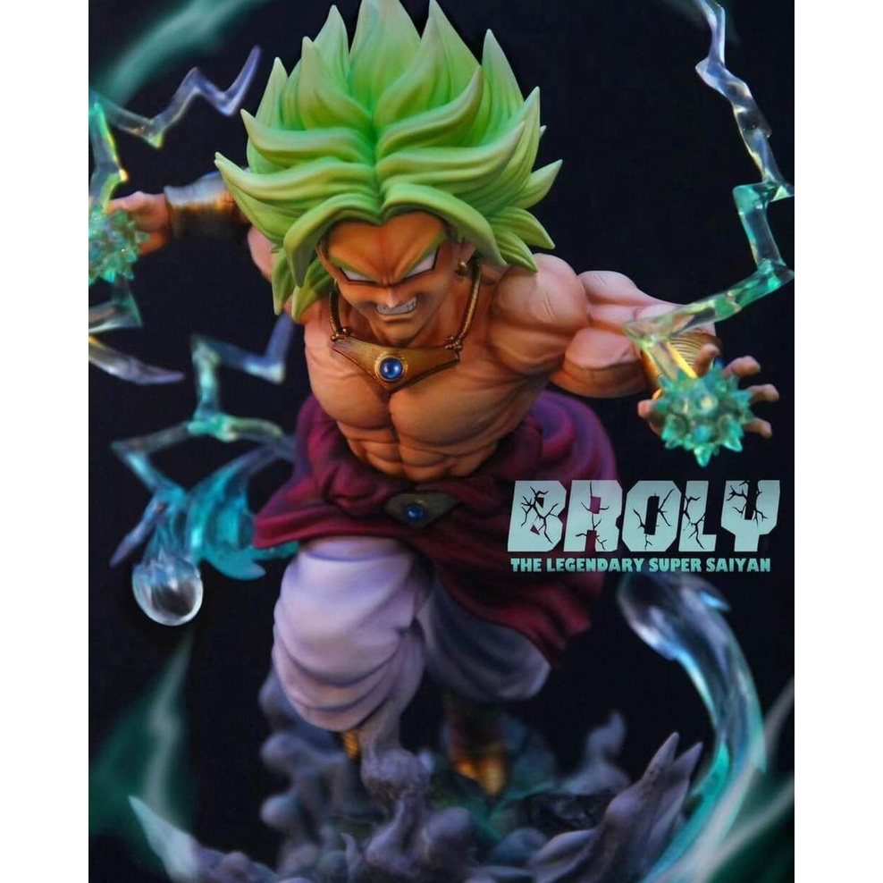 Crescent Studio - WCF Awakening Broly Dragon Ball Resin Statue | Shopee ...