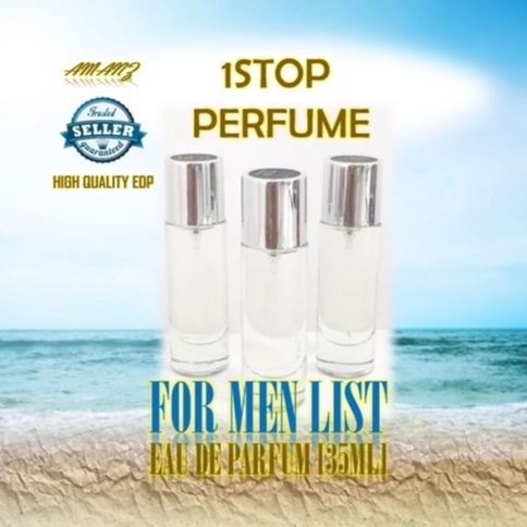 PERFUME MEN LIST EDP 1STOP (35ML) EUROPE FRAGRANCE QUALITY FRAGRANCE ...