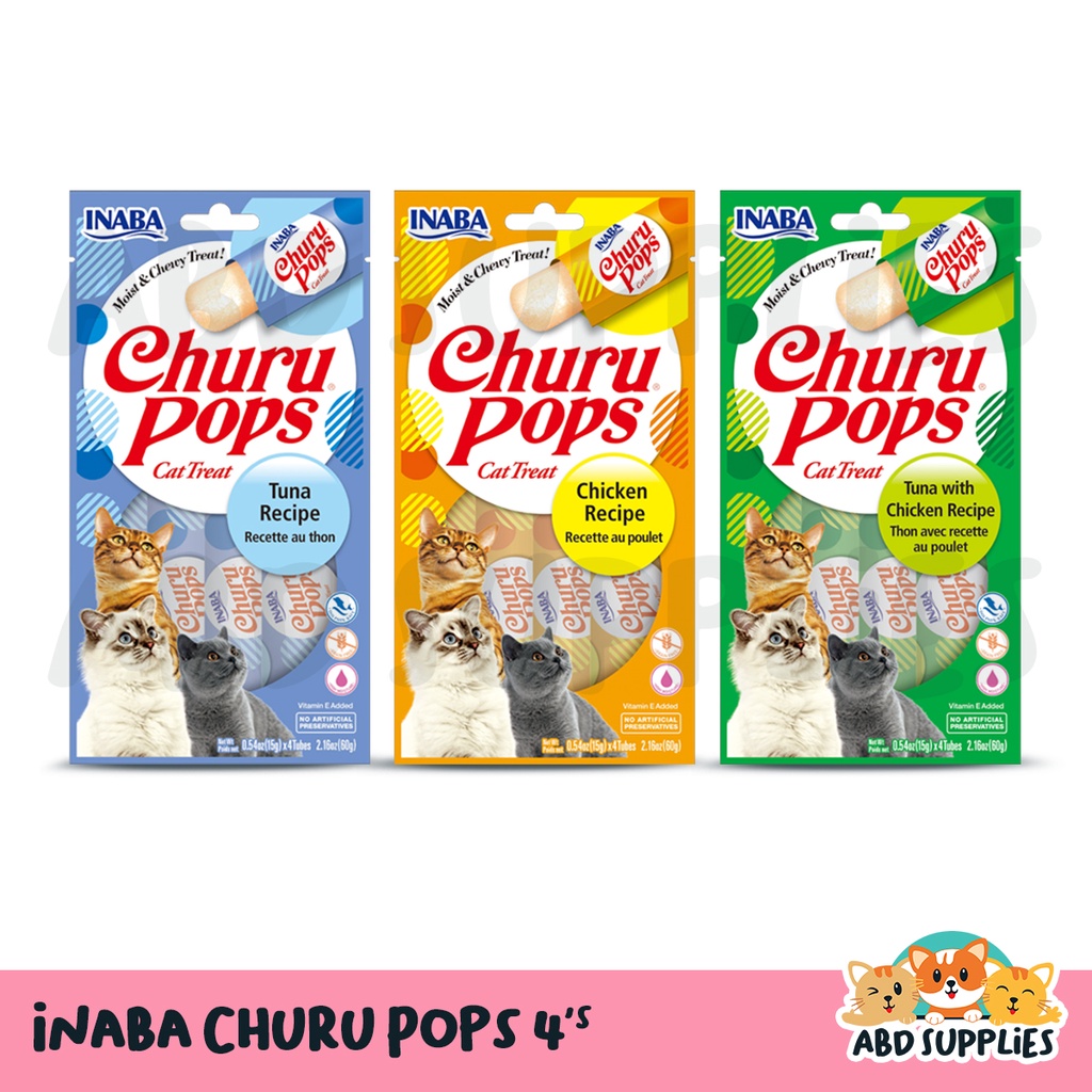 Inaba Ciao Churu Pops Cat Treats 15g (4 pcs per pack) | Shopee Malaysia