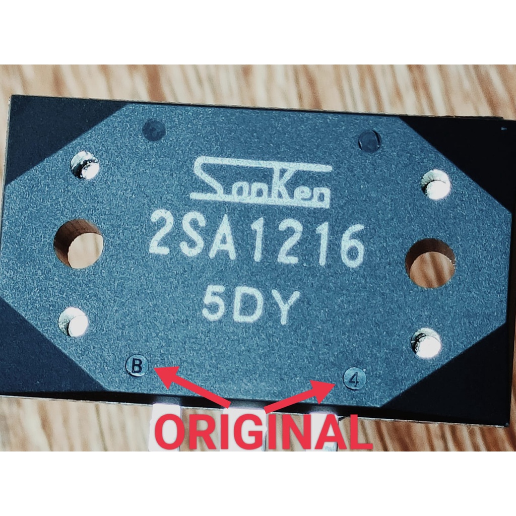 ORIGINAL SANKEN C2922 A1216 5DY FINAL TRANSISTOR | Shopee Malaysia