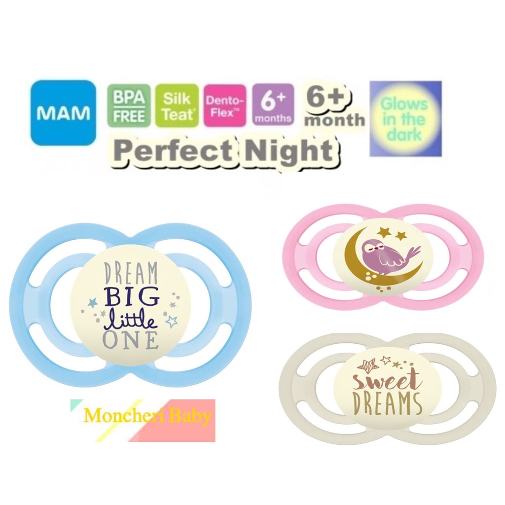 MAM - Perfect Night Pacifier (Single ) (6mth+) | Shopee Malaysia