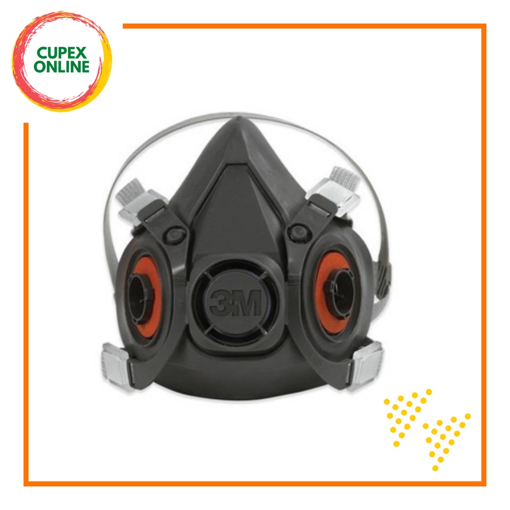 3M 6300 Half Facepiece Reusable Mask Grey Size L (cupex) | Shopee Malaysia