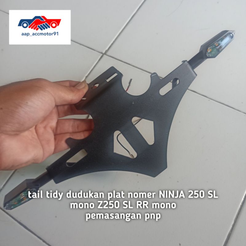 Tail tidy number plate holder NINJA 250 SL mono Z250 SL RR mono r15 cbr ...