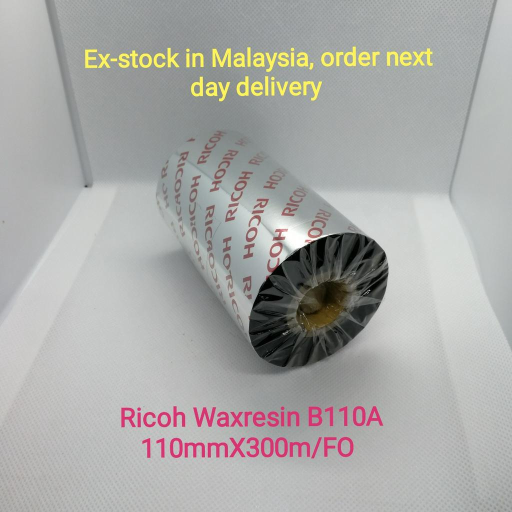 Ricoh Waxresin B110A 110mm X 300m FO Thermal Ribbon | Shopee Malaysia
