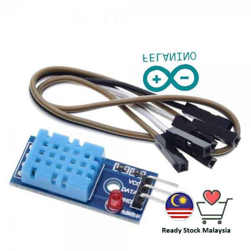 DHT11 Temperature and Humidity Module with LED indication | Shopee Malaysia
