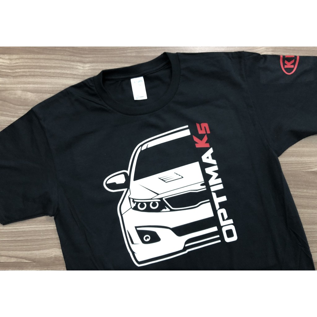 KIA Optima K5 Gildan Premium Cotton Heatpress Black T-Shirt | Shopee ...