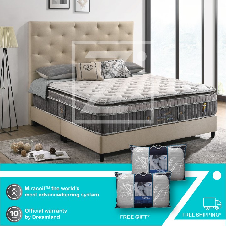 Dreamland Chiro Latex Gel Mattress (15") Miracoil Spring System ...