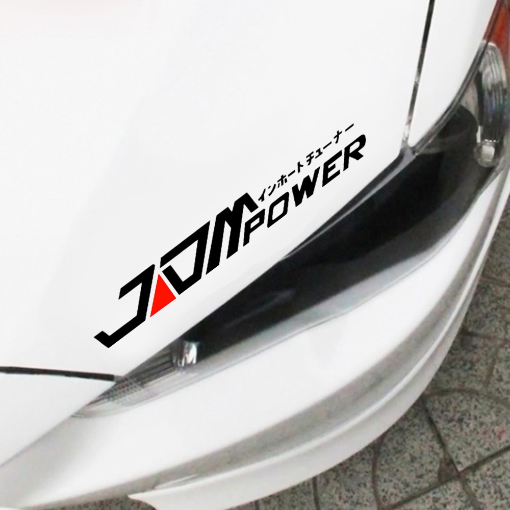 JDM POWER Car Sticker Window Bumper Decal Car-Styling Vinyl Stickers ...