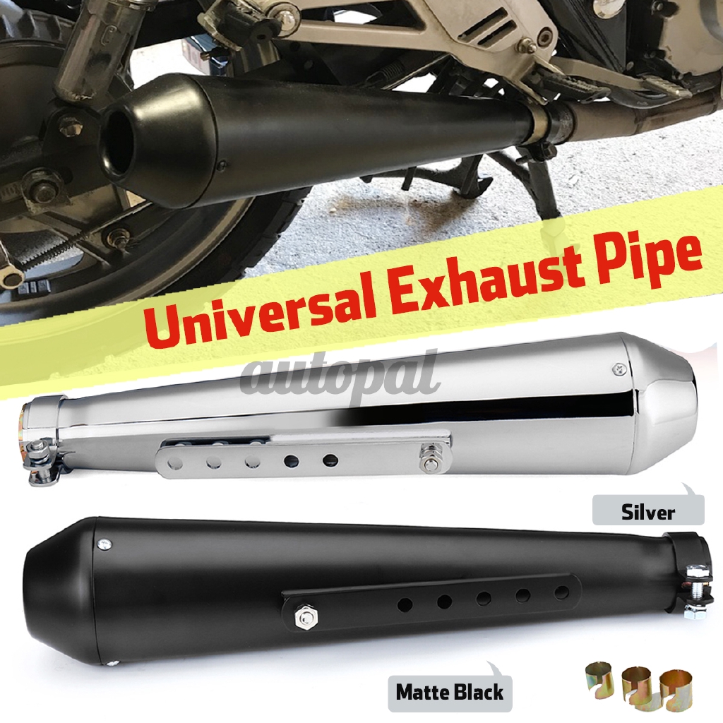 Exhaust tailpipe Motorcycle Cafe Racer Exhaust Muffler Pipe Sound ...