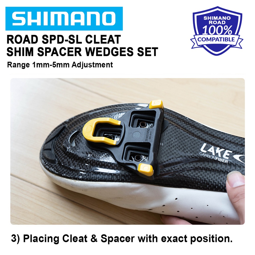 Shimano SPD SL LOOK KEO Road Cleat Spacer Height Shim Adjust Plate ...