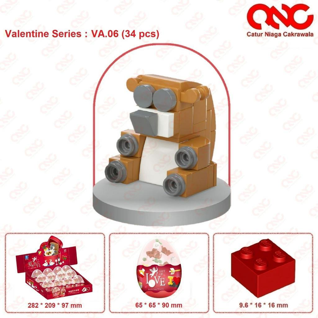 Cnc Brick & Block - Valentine Series, LEGO Compatible (Surprise Egg ...