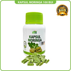 MR Moringa 100 Biji Oleifera Premium Capsules Kapsul Moringa Supplement ...