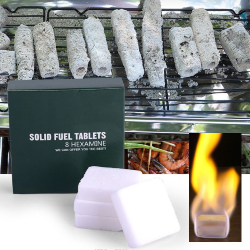 🔥🔥Hexamine Solid Fuel 4/8 Tablets (1 Box) LILIN ASKAR Fuel Tablets Mini ...