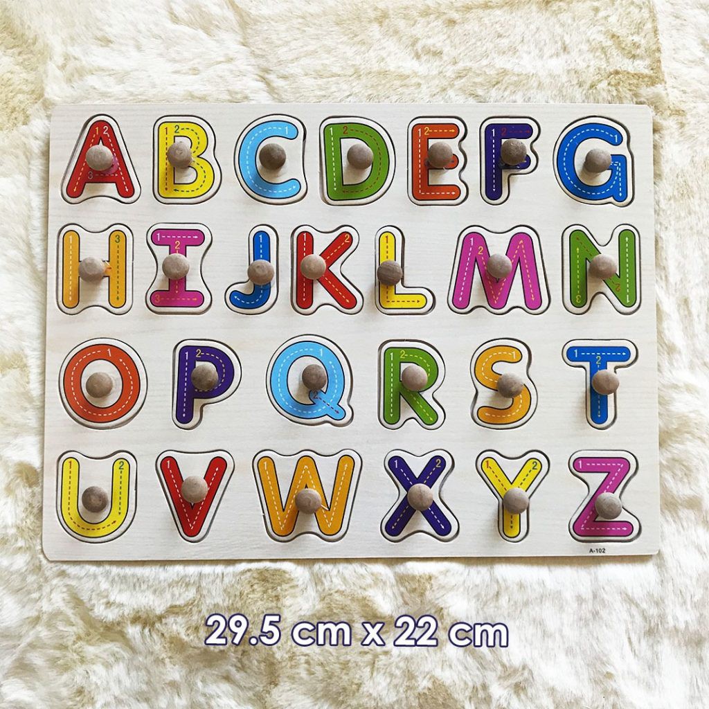 WOODEN PUZZLE ABC (DESIGN A) | Shopee Malaysia