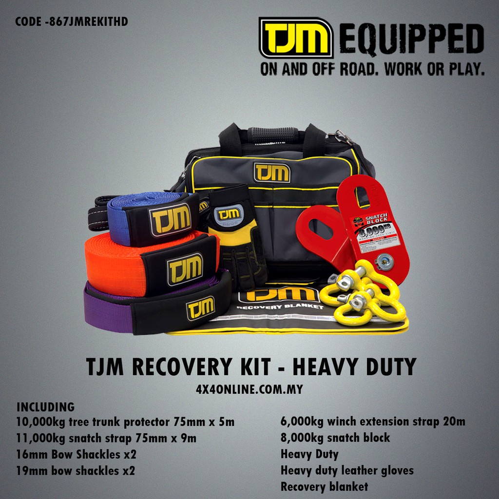 TJM RECOVERY KIT - HEAVY DUTY | Shopee Malaysia