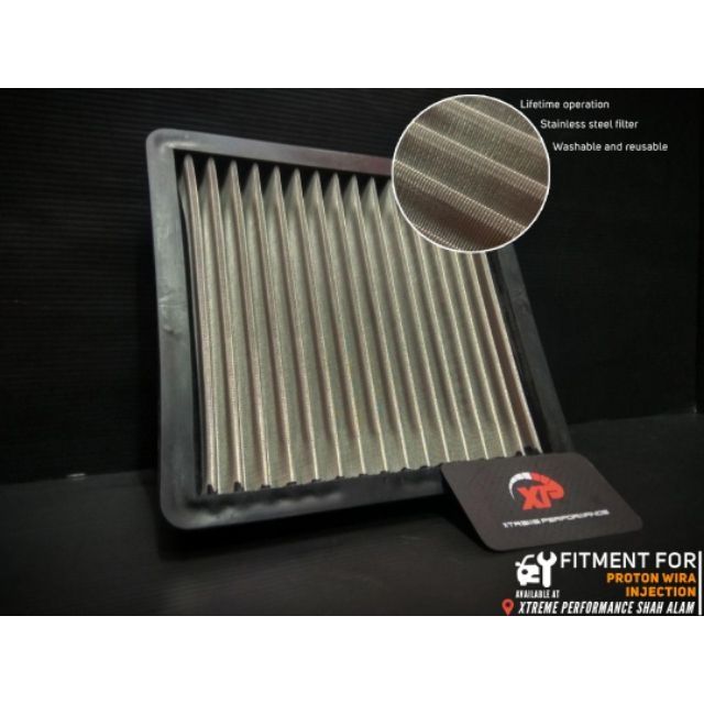 AIR FILTER drop in proton WIRA INJECTION STAINLESS STEEL | Shopee Malaysia