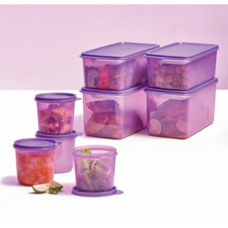 Set of 8 Tupperware Freshness Collection cooler boxes | Shopee Malaysia