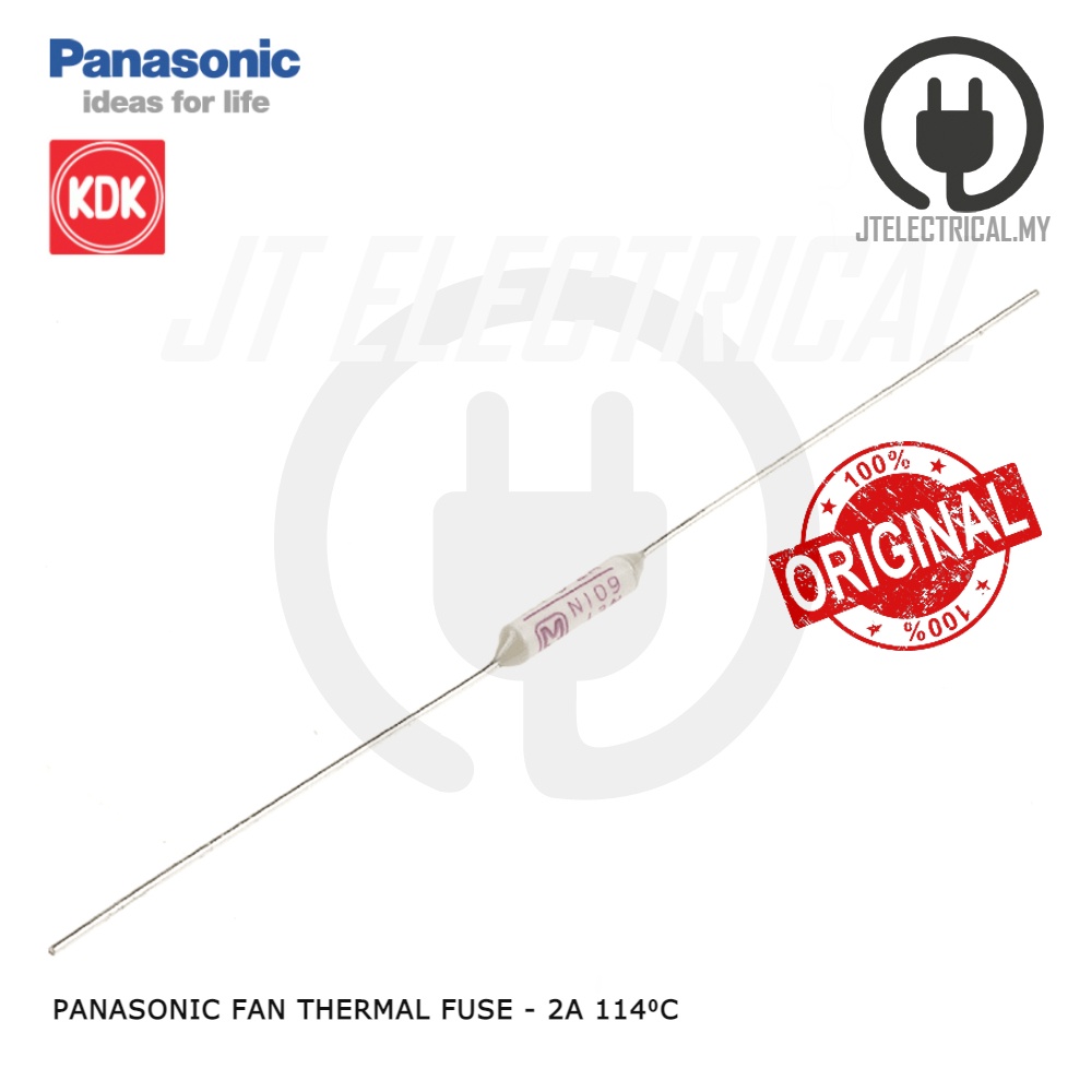 Panasonic / KDK Table Stand Wall Fan 2A 114C Thermal Fuse | Shopee Malaysia