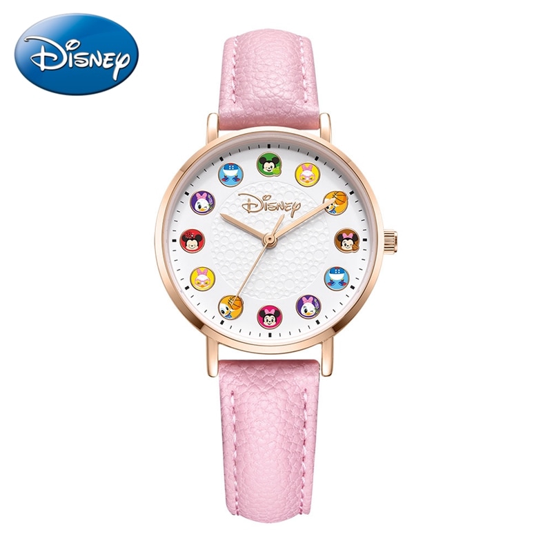 Disney Princess Cartoon Girl Quartz Watch Lady Fashion Watch Women ...