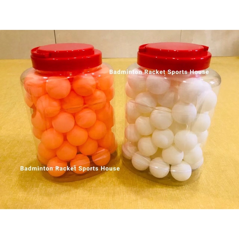 GOOD QUALITY Ping Pong 40mm (one bucket 60pcs) | Shopee Malaysia