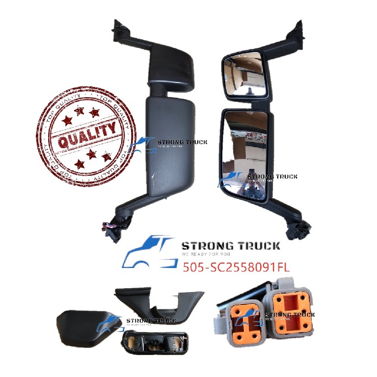 SCANIA R/G/P SIDE MIRROR NEW MODEL LH RH 2558093 / 2558091 | Shopee ...