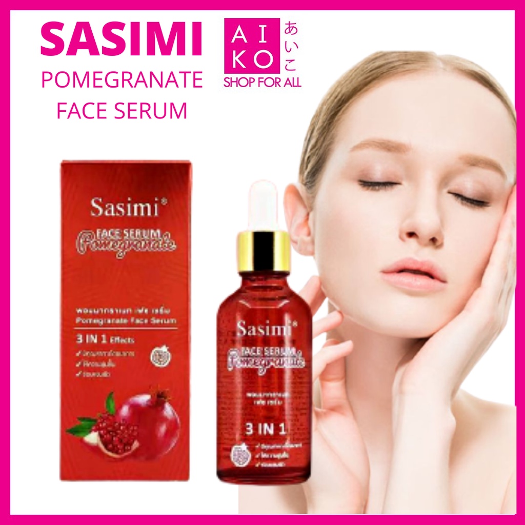 (AIKO) SASIMI POMEGRANATE FACE SERUM 50ML (S-12118) | Shopee Malaysia