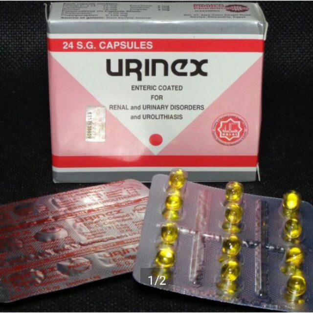 URINEX - FOR RENAL / URINARY DISORDER (UBAT KUCIL) - 24 Capsules ...