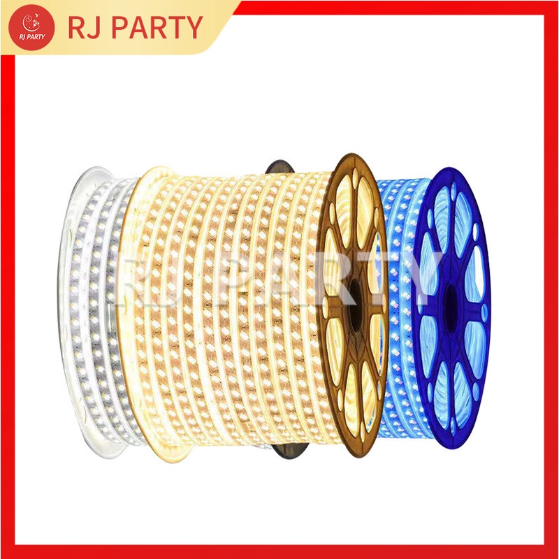 RJparty LED strip lights 5050 led strip IP44 220v Power plug purchased ...