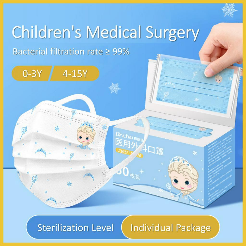 Dr.Chu 初医生3 Layer Regular Medical Surgical Kids Mask Individual ...