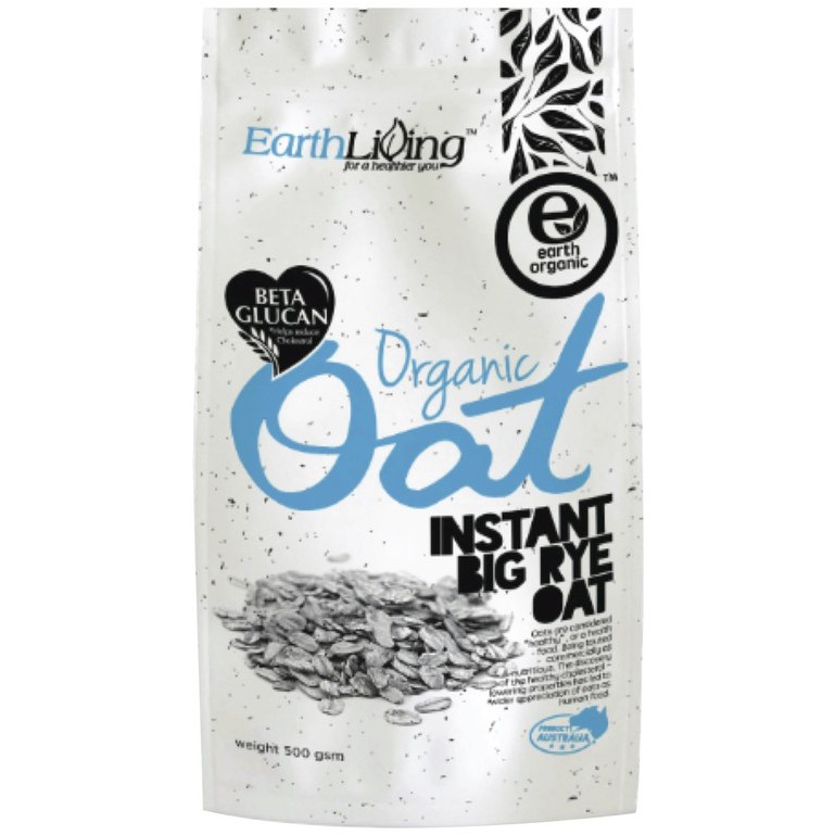 EARTH LIVING Organic Instant Big Rye Oats | Shopee Malaysia