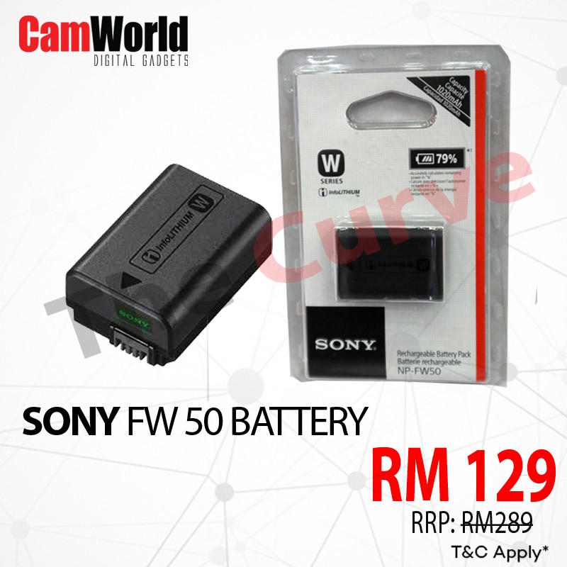 SONY FW-50 BATTERY Pack( Original ) | Shopee Malaysia