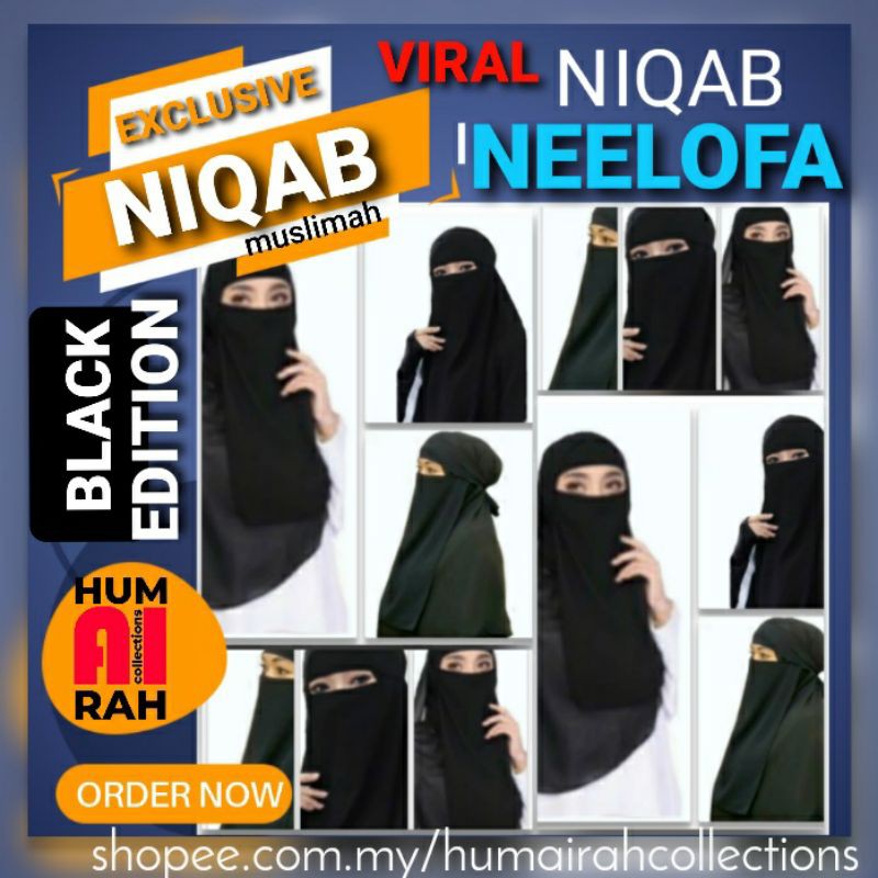 PROMO VIRAL BEST Hot Sales Niqab Ninja inspirasi Neelofa Ninja purdah ...
