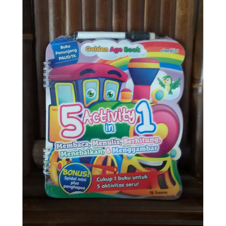 Golden Age Book 5 Activities in 1 (Bonus Markers) | Shopee Malaysia