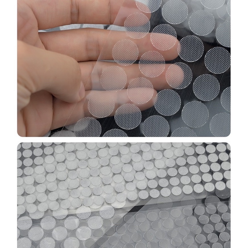15mm 🇲🇾Ultrathin Transparent Velcro Self Adhesive Velcro magic tape ...