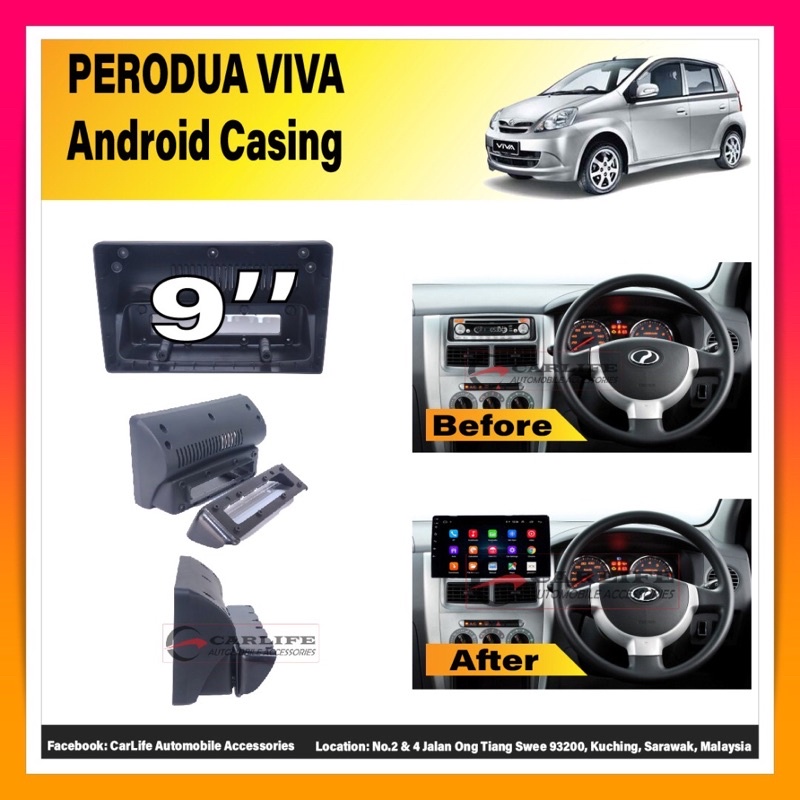 Perodua Viva 9" Android Casing | Shopee Malaysia