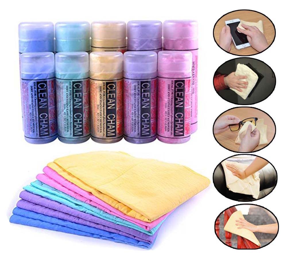 Clean Cham Cleaning Cloth Super Absorbent Chamois For Kitchen Furniture ...