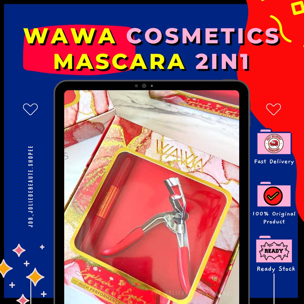 🔥🔥 WAWA MASCARA 2 IN 1 BY WAWA ZAINAL 🔥🔥 💯ORIGINAL💯 | Shopee Malaysia