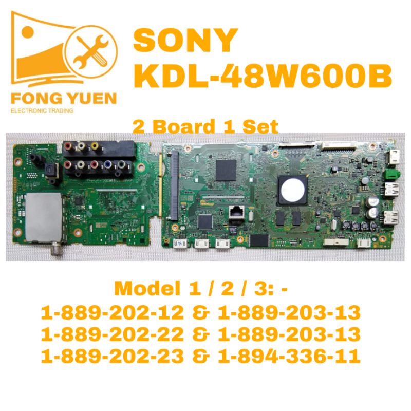 SONY TV MAIN BOARD KDL-48W600B | Shopee Malaysia