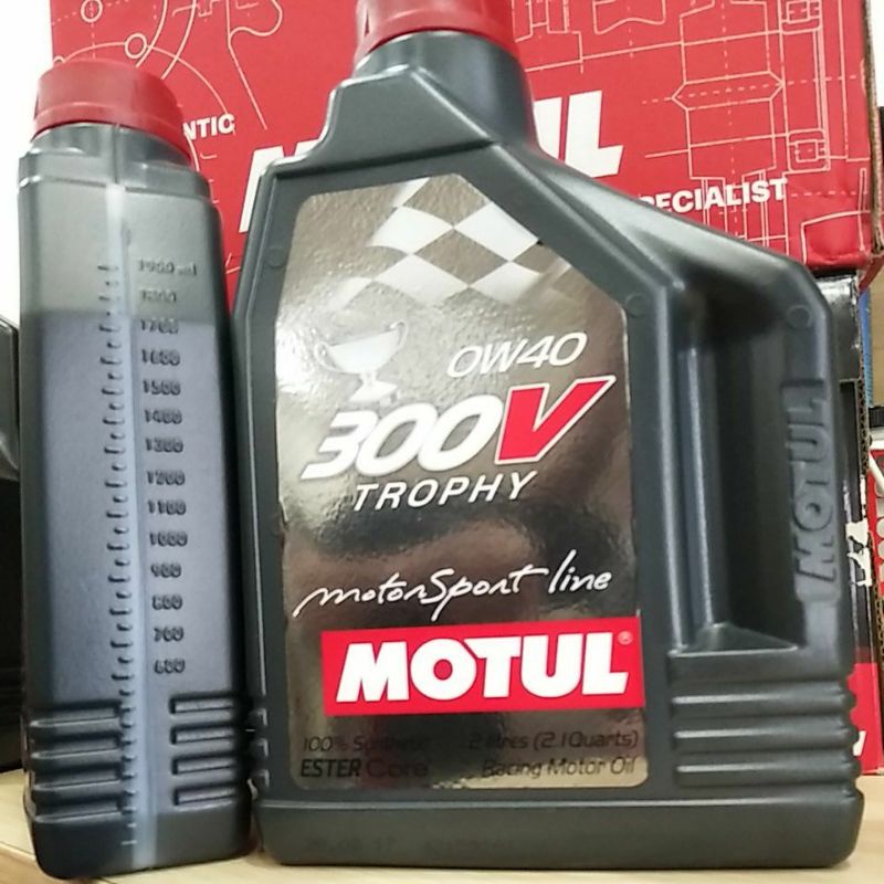 MOTUL 0w40 300V TROPHY motorSport line (2L) | Shopee Malaysia
