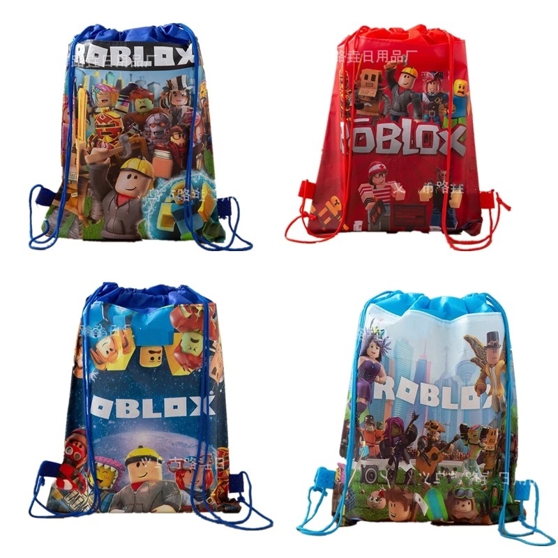 Games Roblox Cartoon Drawstring Bag School Backpack Boy Girl School Bag ...