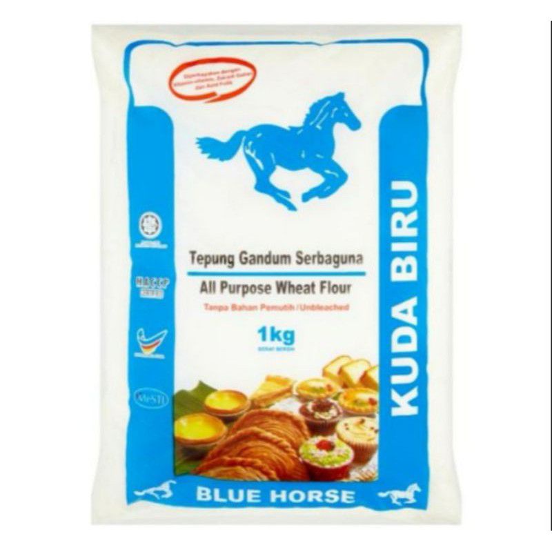 TEPUNG GANDUM KUDA BIRU 1KG | Shopee Malaysia