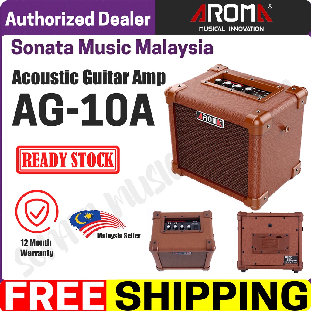 Aroma AG-10A Acoustic Guitar AMP Audio Amplifier / AG10A | Shopee Malaysia