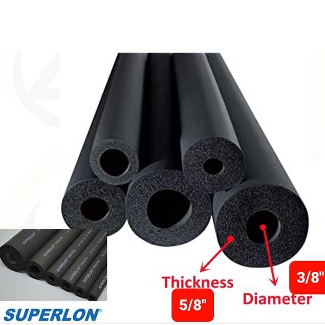 SUPERLON INSULATION AIRCOND - 5/8" X 3/8" X 6F (Kaki) | Shopee Malaysia