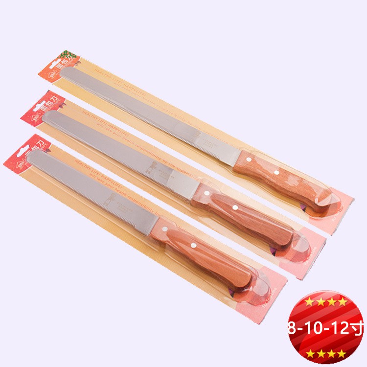 10/12 Inch Stainless Steel Bread Knife Toast Slicing Knives Cake Slicer ...
