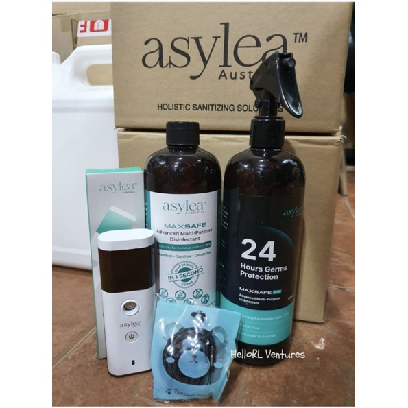 Asylea Maxsafe COMBO - Maxsafe & Maxsafe PLUS - 500ml - Food grade ...