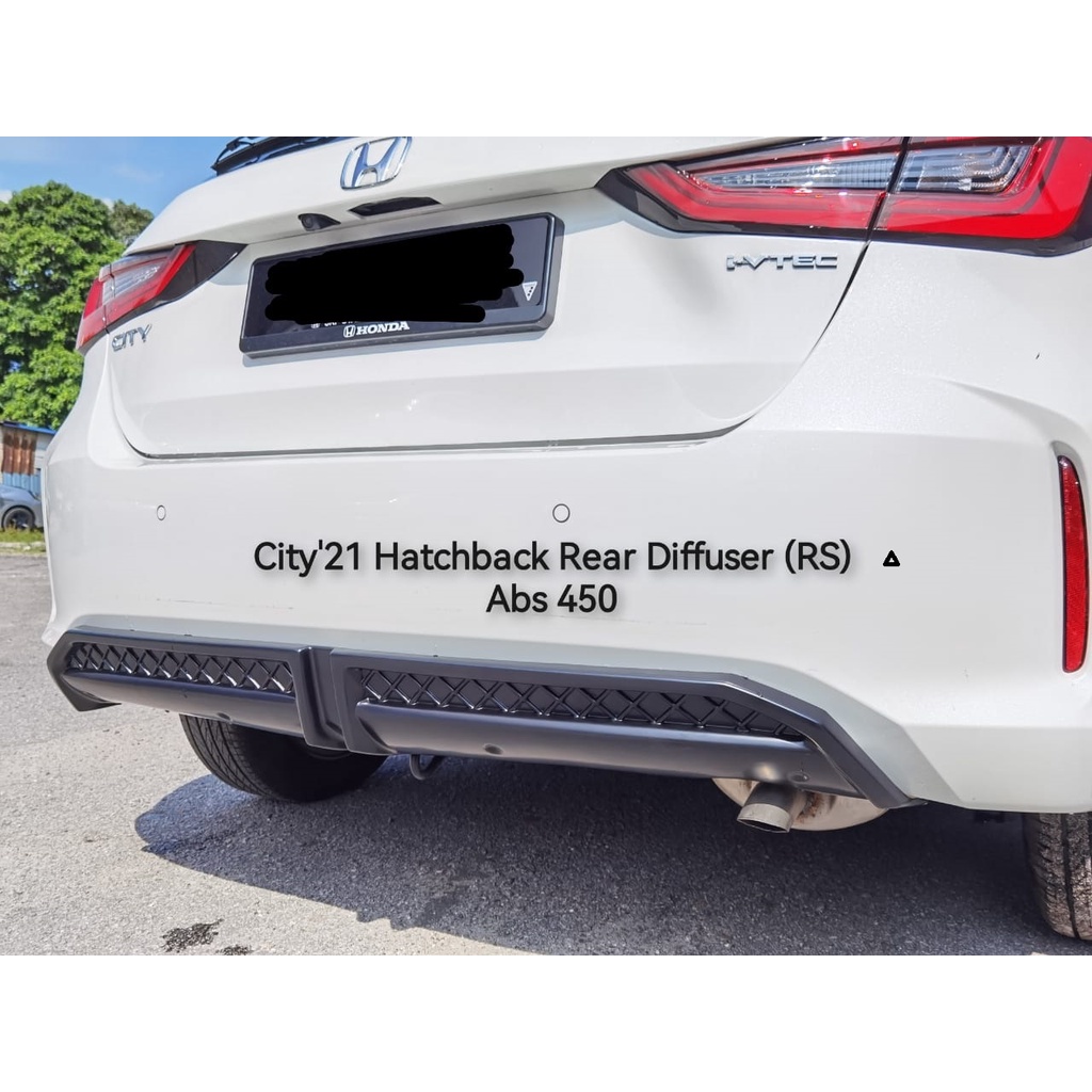 Honda City Hatchback 2021-2023 Rear Diffuser RS ABS With Paint **READY ...