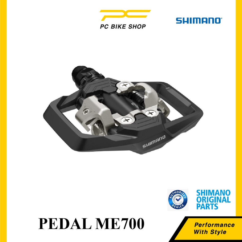 GENUINE SHIMANO PEDAL ME700 PD-ME700 SPD dual sided Gravel bike TRAIL ...
