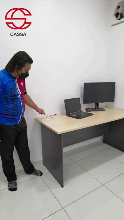 Cassa 4/5/6ft Melamine 25mm Thick Table Top Heavy Duty Scratch ...